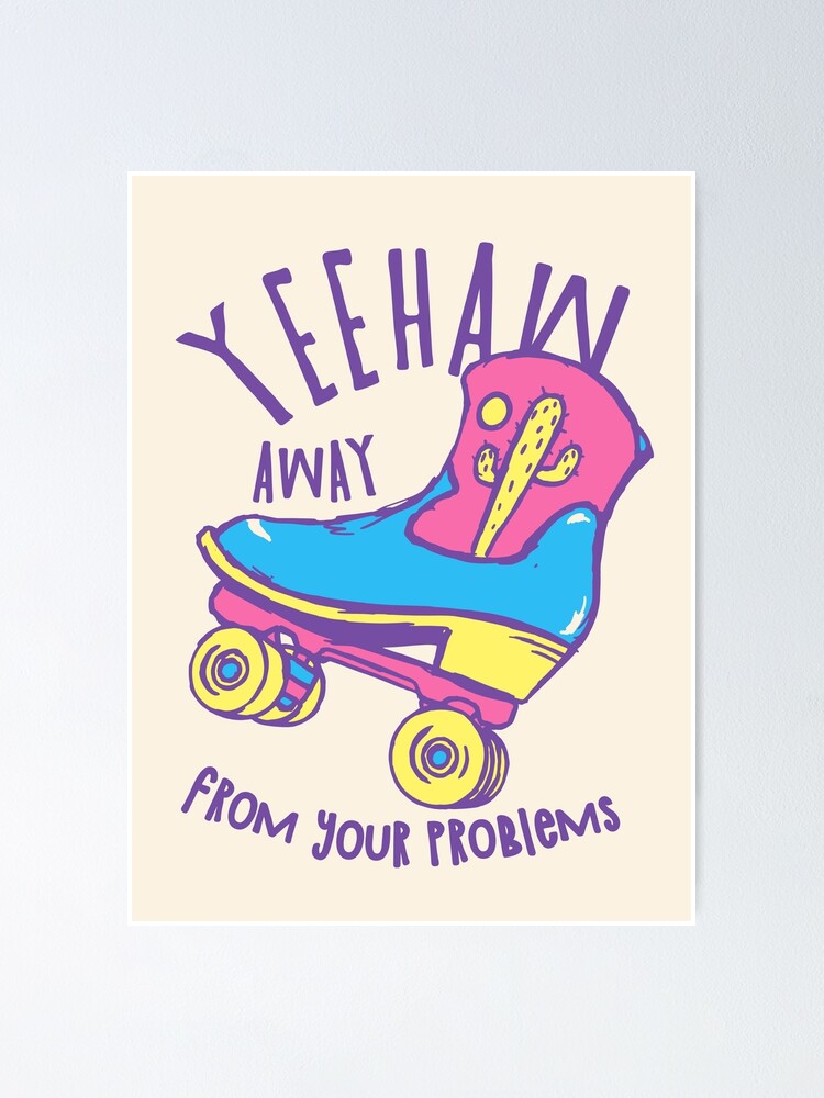 "YeeHaw Away From Your Problems | Funny Adulting Yee Haw Cowboy Boot ...