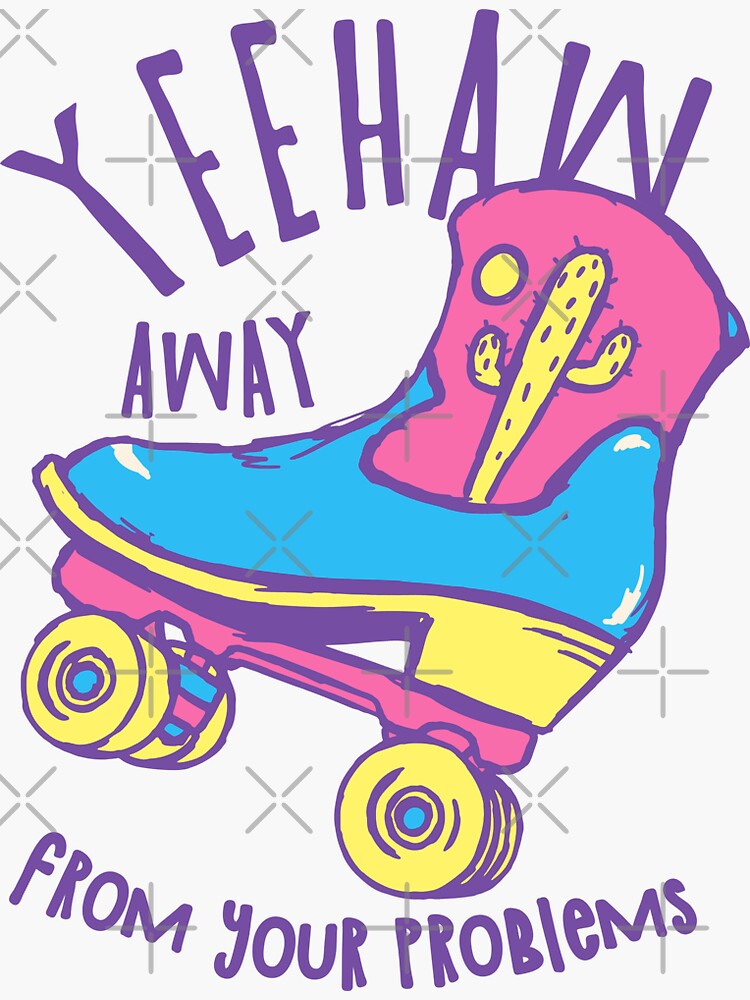 "YeeHaw Away From Your Problems | Funny Adulting Yee Haw Cowboy Boot ...