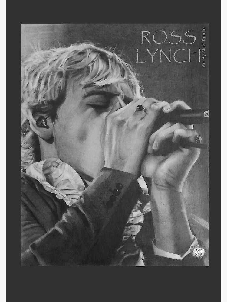 Cuaderno de espiral «Dibujo de Ross Lynch (R5)» de MissKreole | Redbubble