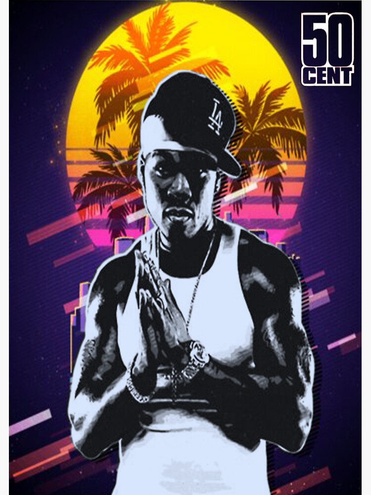 "50 cent logo top rapper" Sticker for Sale by Phin0908 | Redbubble