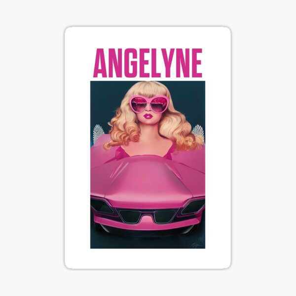 "Angelyne #1 " Sticker for Sale by hollywoodabom | Redbubble