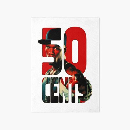 "50 cent logo top rapper" Art Board Print for Sale by Phin0908 | Redbubble
