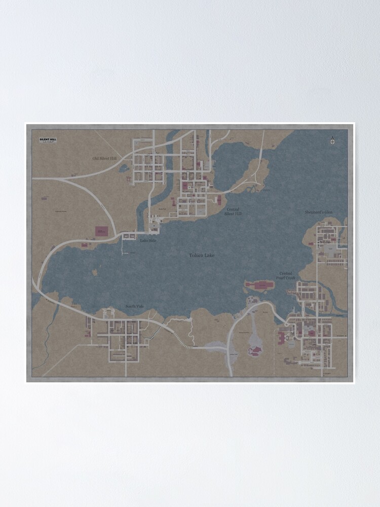 "Silent Hill Full Map" Poster for Sale by Graham Braun | Redbubble