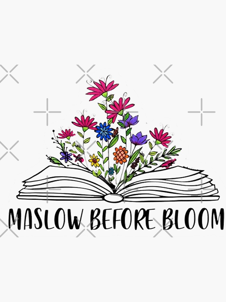 "Maslow Before Bloom School Counselor | School Psychology Sticker ...