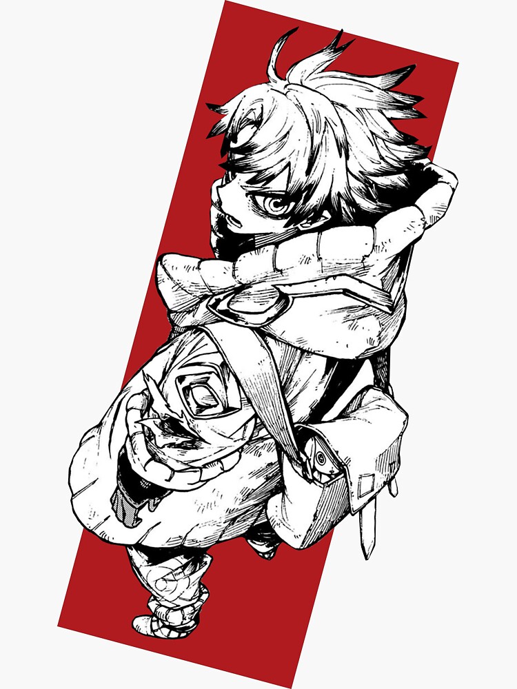 "Gachiakuta - Rudo" Sticker for Sale by MangaDoctor | Redbubble