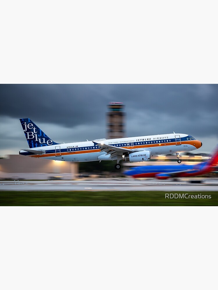 "JetBlue Retro Livery" Poster for Sale by RDDMCreations | Redbubble