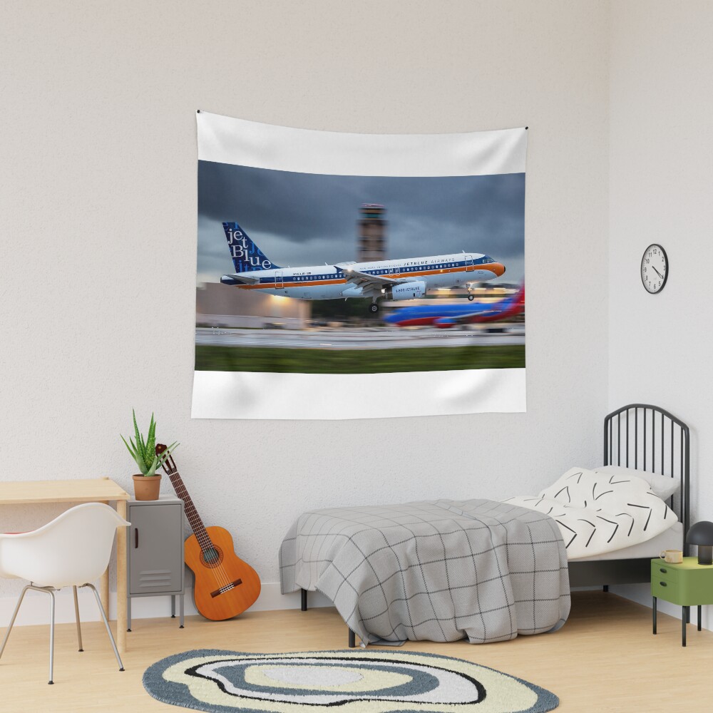 "JetBlue Retro Livery" Poster for Sale by RDDMCreations | Redbubble