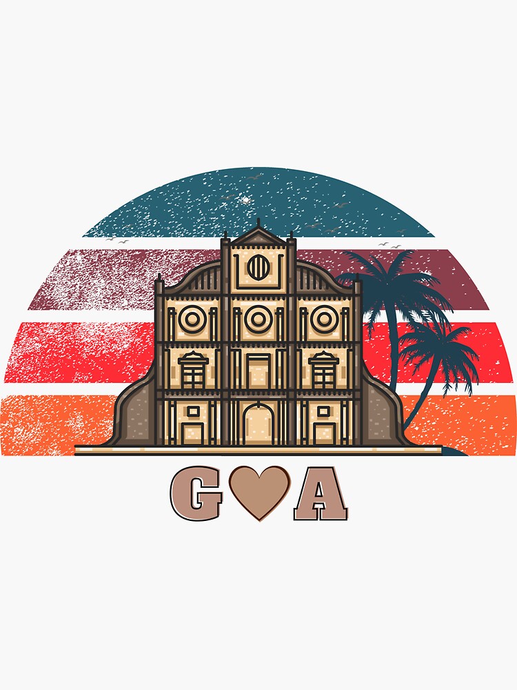 "I Love Goa - I Love India" Sticker for Sale by Varnachitra | Redbubble