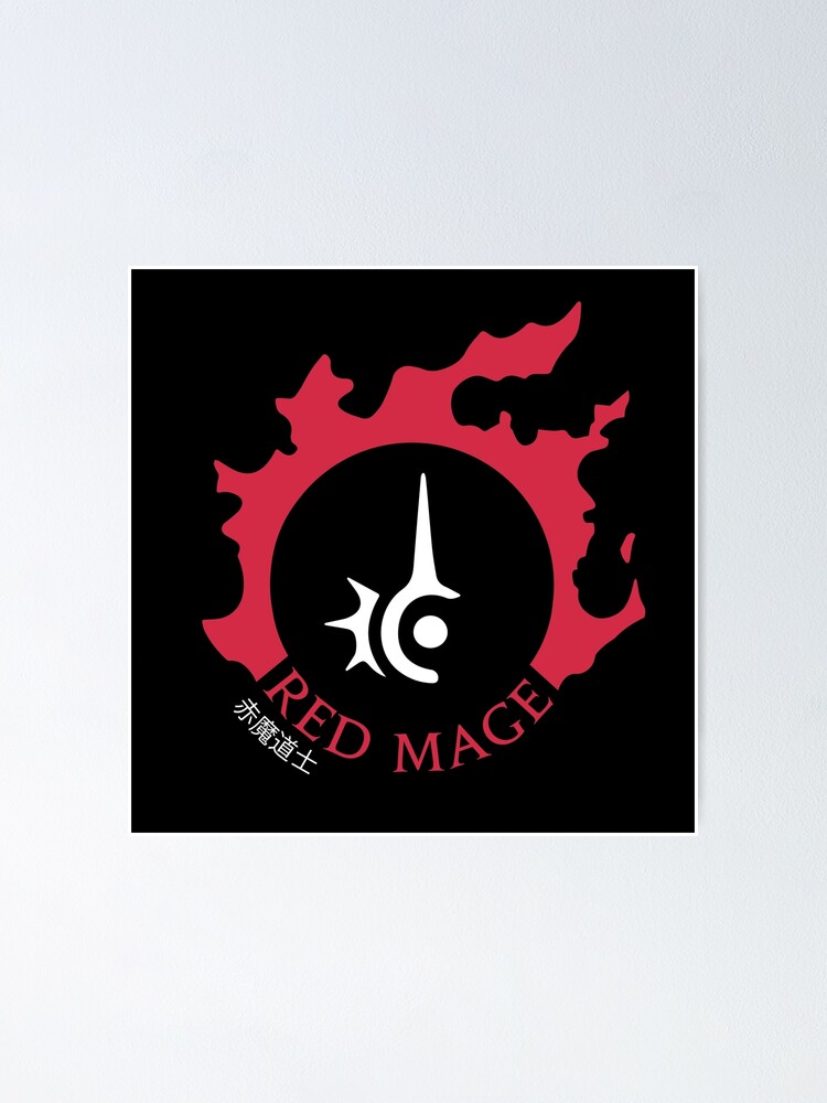 "FFXIV - Red Mage Logo" Poster for Sale by ThePhookas | Redbubble
