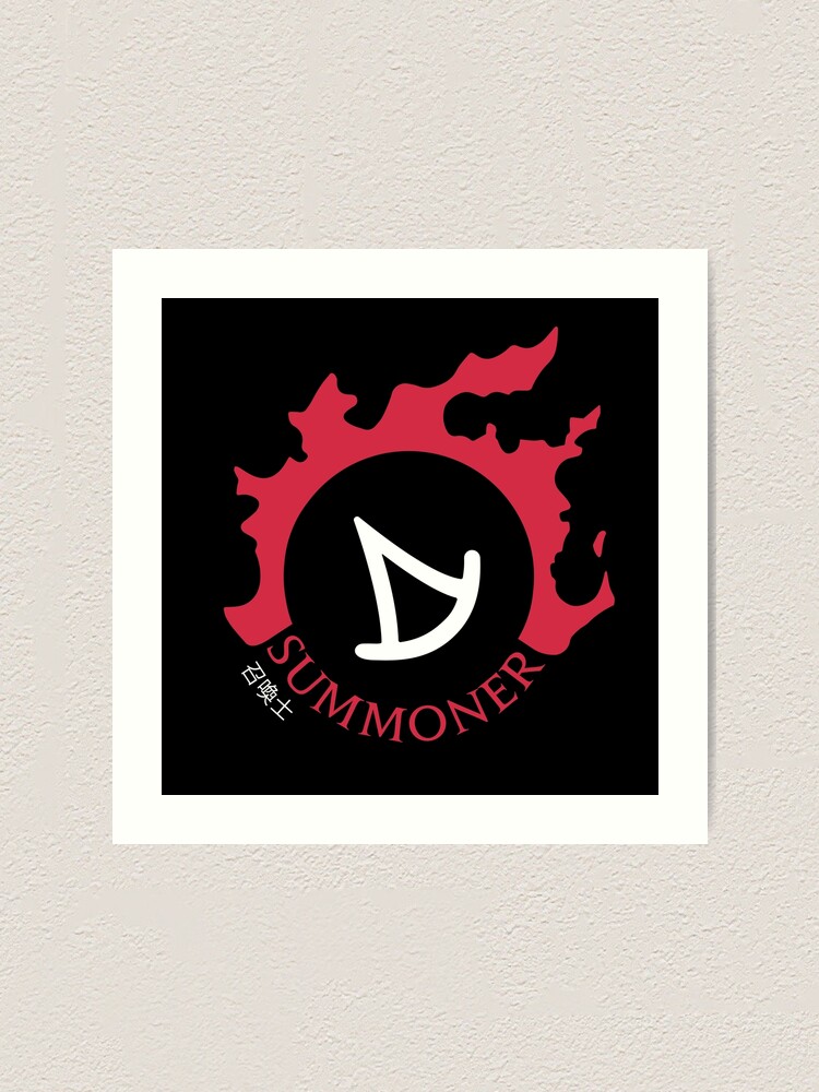 "FFXIV - Summoner Logo" Art Print for Sale by ThePhookas | Redbubble