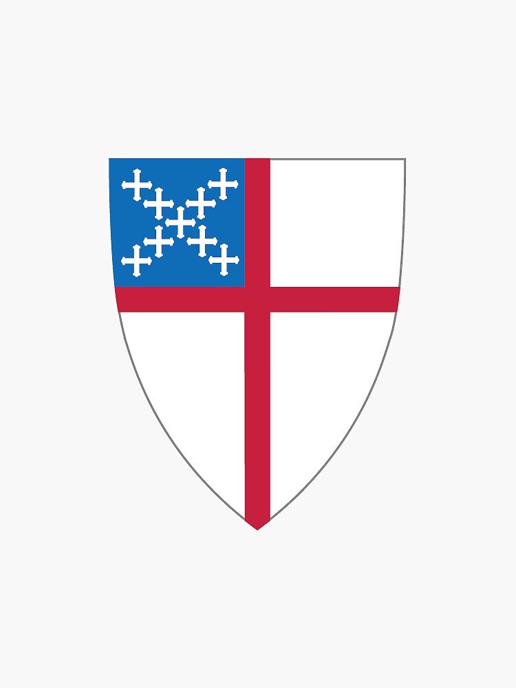 "Episcopal Shield" Sticker for Sale by kirstenbuniak | Redbubble