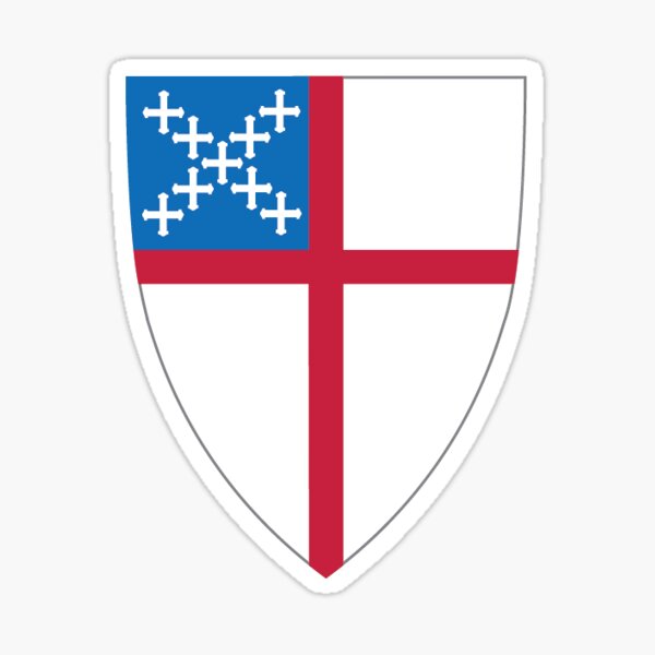 "Episcopal Shield" Sticker for Sale by kirstenbuniak | Redbubble