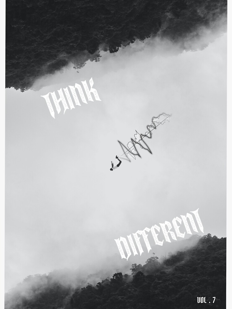 ""Think different"" Sticker for Sale by henkkaa | Redbubble