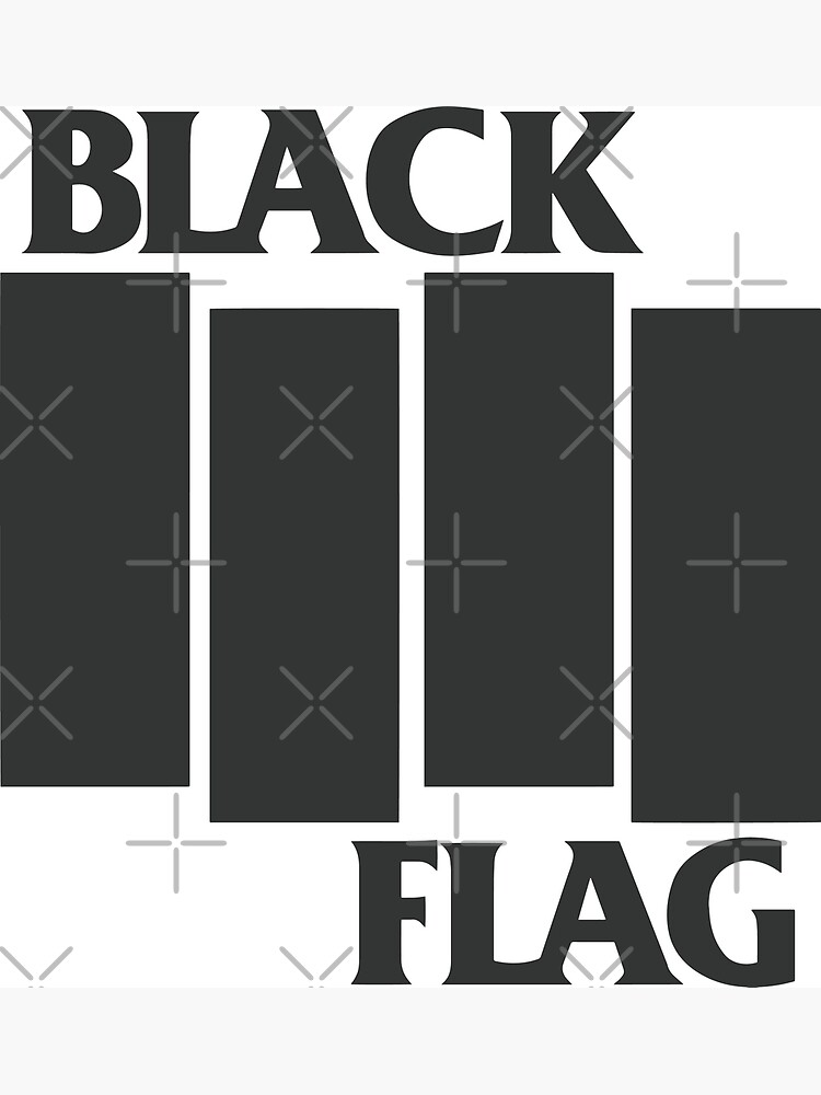 "Black Flag Band Logo" Poster for Sale by Stoba74 | Redbubble