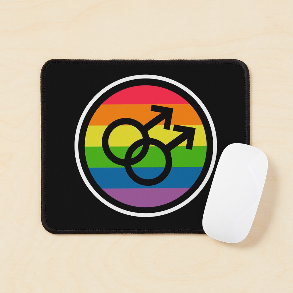 "PRIDE Gay Male Symbol" Sticker for Sale by SoCalBottom | Redbubble