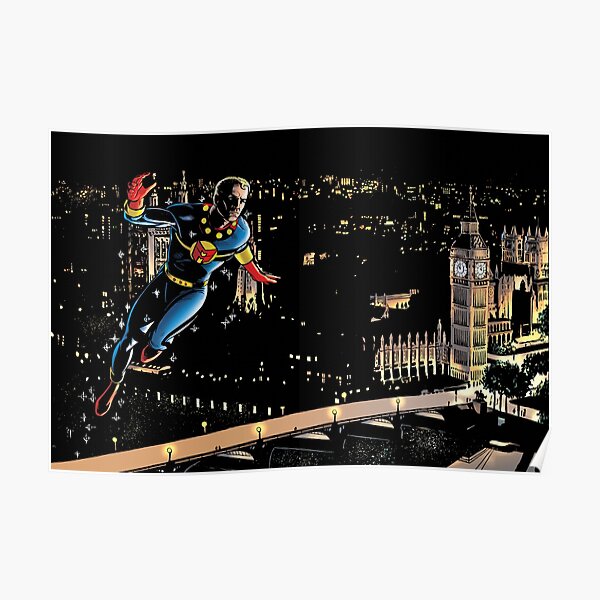 "miracleman,superhero,hero,london,golden age,HQ,mark buckingham,cover ...