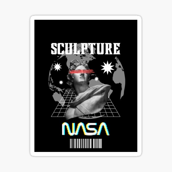 "SCULPTURE" Sticker for Sale by shazimmanzar | Redbubble