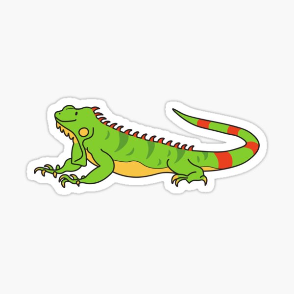 "iguana" Sticker for Sale by Animster | Redbubble