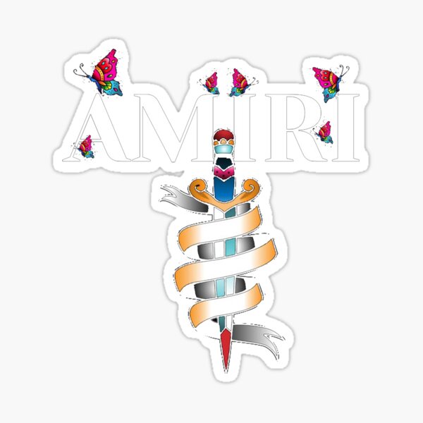 "New Amiri " Sticker for Sale by KHADAT | Redbubble