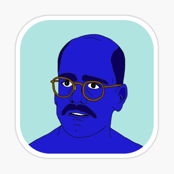 "Arrested Development - Tobias Funke - Blue Man " Sticker by Tomarto ...