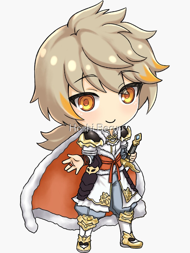"RF5 Reinhard chibi" Sticker for Sale by Beruu Beruu | Redbubble