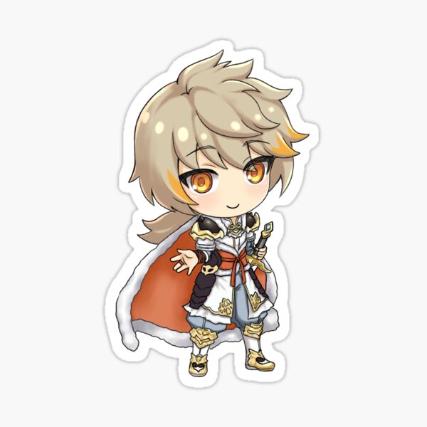 "RF5 Reinhard chibi" Sticker for Sale by Beruu Beruu | Redbubble