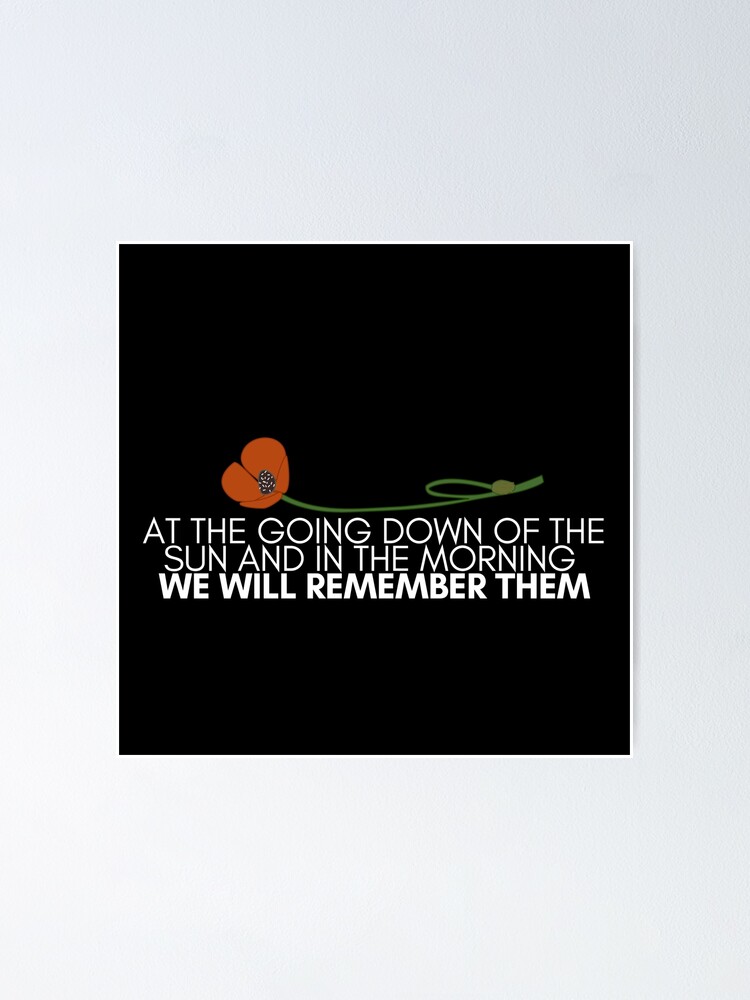 Remembrance Day Poster Quotes