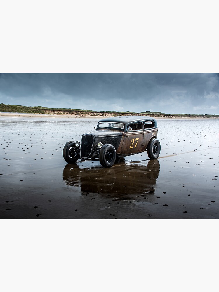 "Vintage Hot Rod Association at Pendine Sands Beach Race. Car 27 in ...