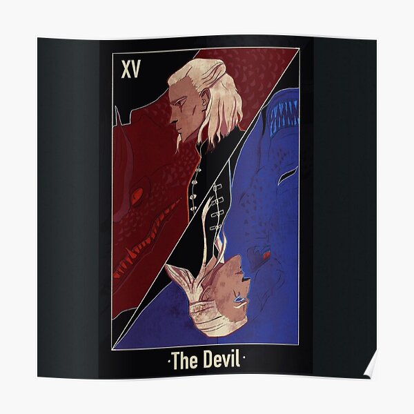 "Daemon Targaryen Devil" Poster for Sale by BMArtDesign | Redbubble