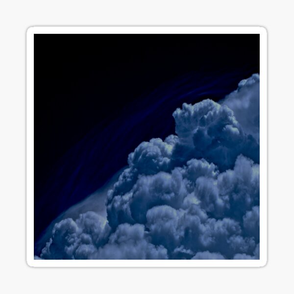 "mist in black sky (fog)" Sticker for Sale by ECHAMALI | Redbubble