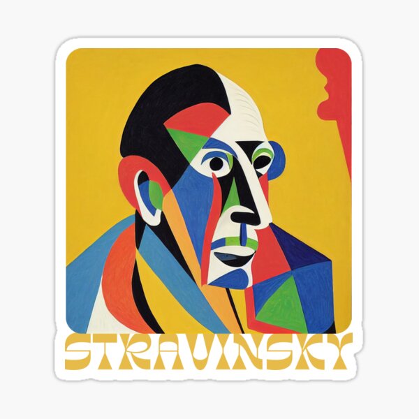 "Igor Stravinsky " Sticker for Sale by Cryptilian | Redbubble