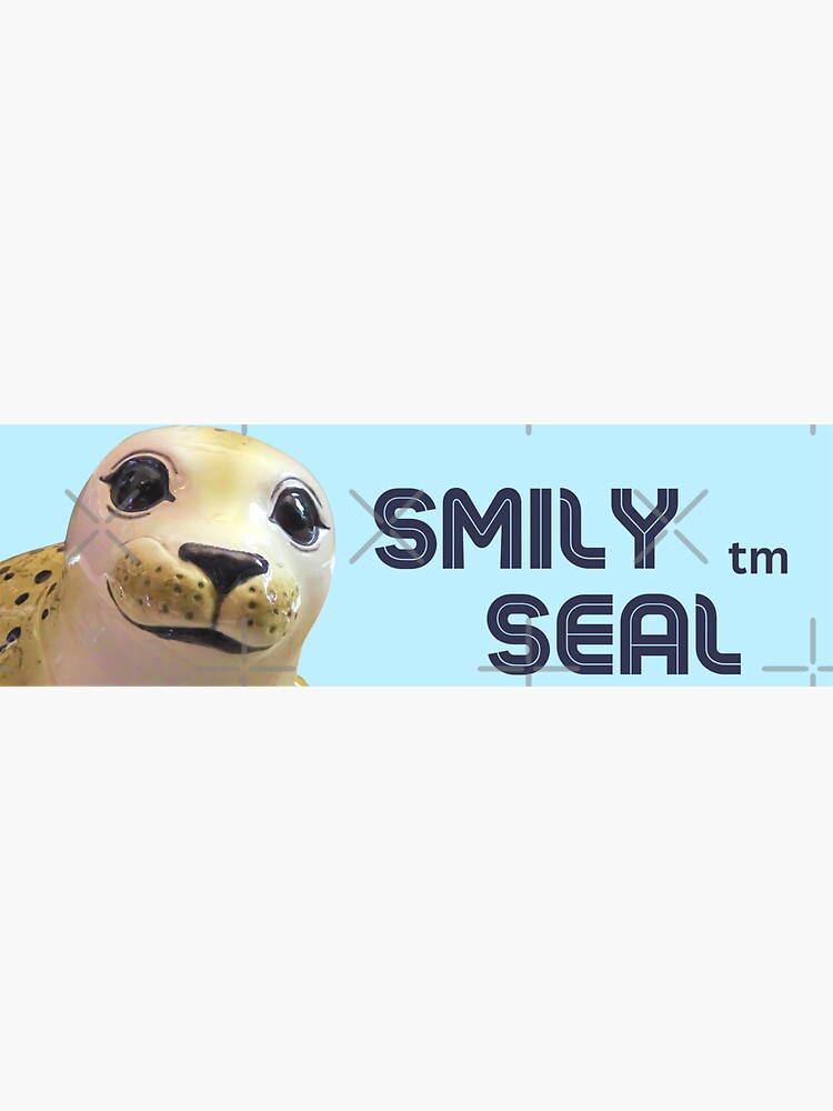 "Smily Seal tm" Sticker for Sale by CaptJohnny | Redbubble