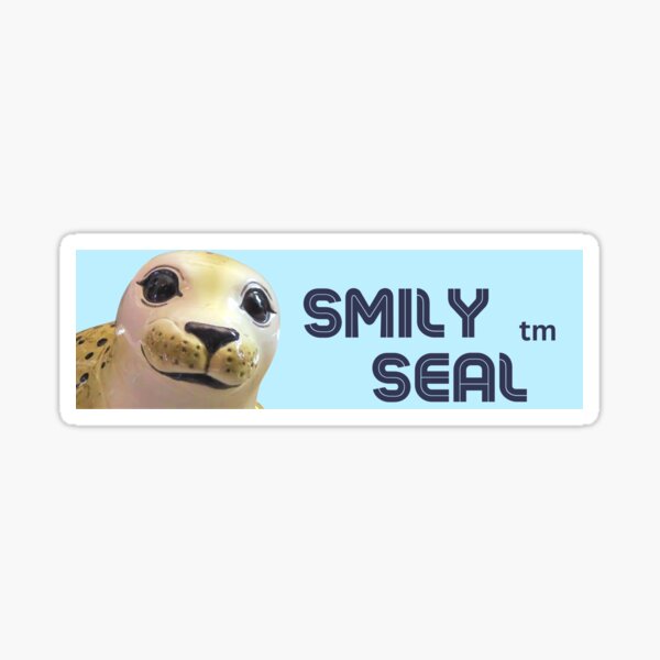 "Smily Seal tm" Sticker for Sale by CaptJohnny | Redbubble