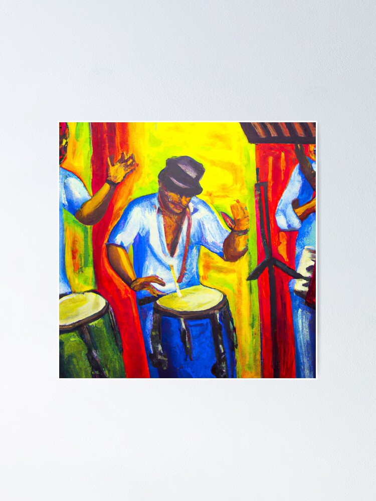 "Rumba - latin music jam oil painting" Poster for Sale by Ludvig823 ...