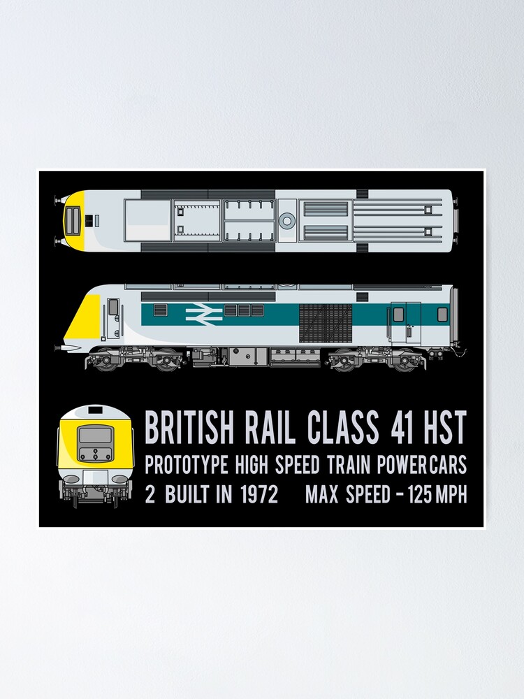 "British Rail Class 41 HST Prototype High Speed Train Locomotive ...