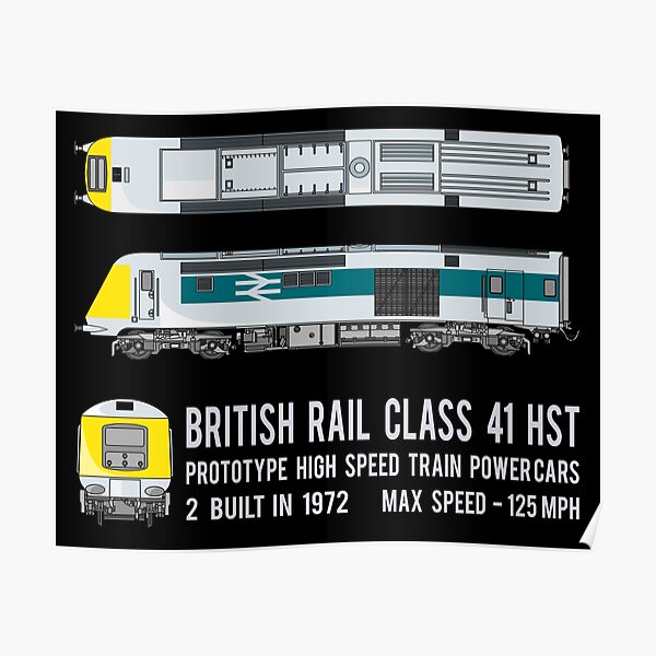 "British Rail Class 41 HST Prototype High Speed Train Locomotive ...