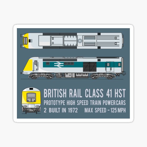 "British Rail Class 41 HST Prototype High Speed Train Locomotive ...