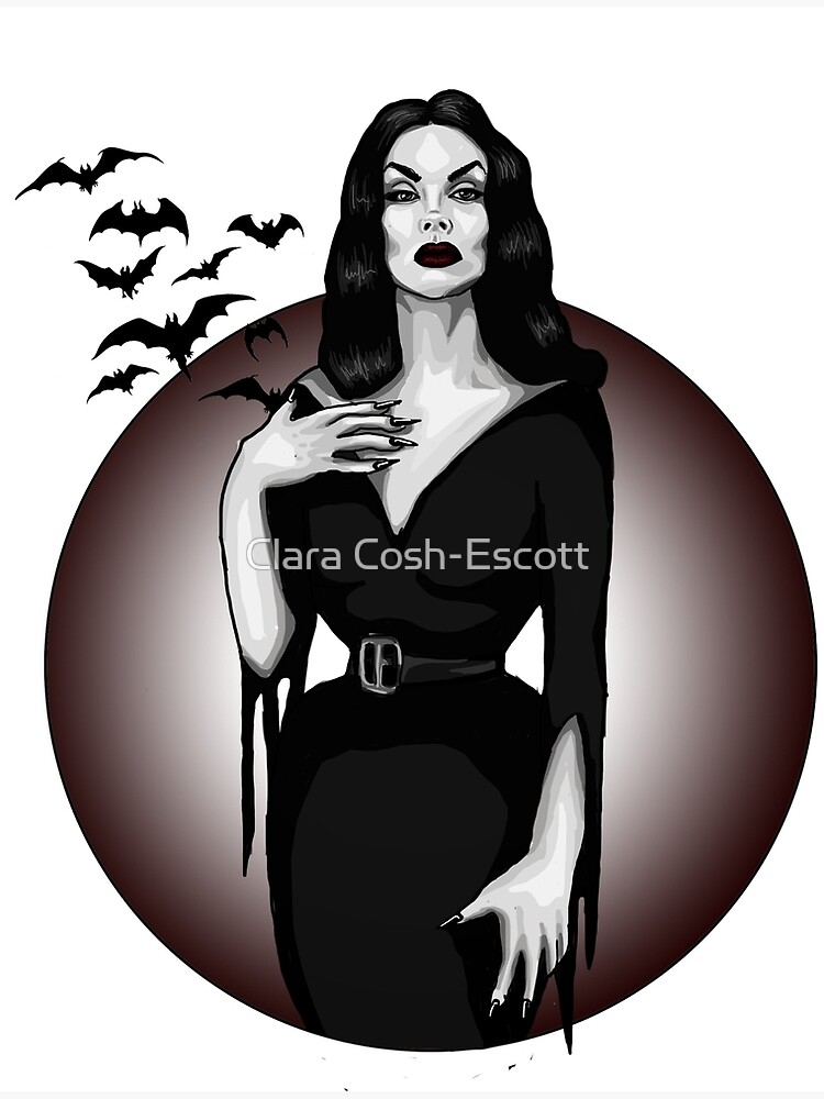 "Vampira" Art Print for Sale by coshillustrates | Redbubble
