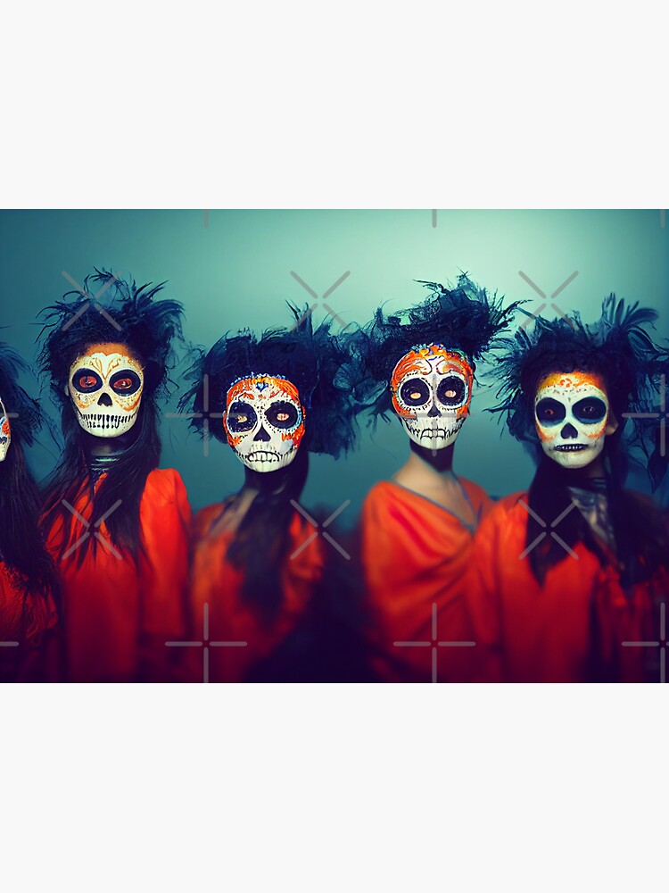 "The Day of The Dead" Sticker for Sale by MarkColeImaging | Redbubble