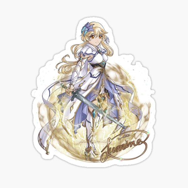 "Lumine" Sticker for Sale by Sapphyre411 | Redbubble