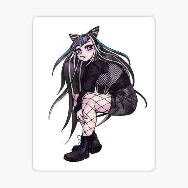 "Rocker Ibuki Mioda Danganronpa" Sticker for Sale by lucitaprk | Redbubble