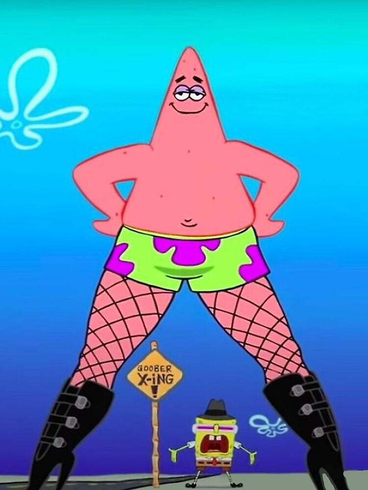 "Patrick Star Boots Patrick in Heels" Poster for Sale by pascaraul | Redbubble