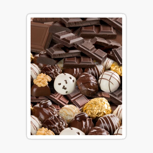 "chocolate, chocolates, candy, candy sticker, chocolate sticker ...