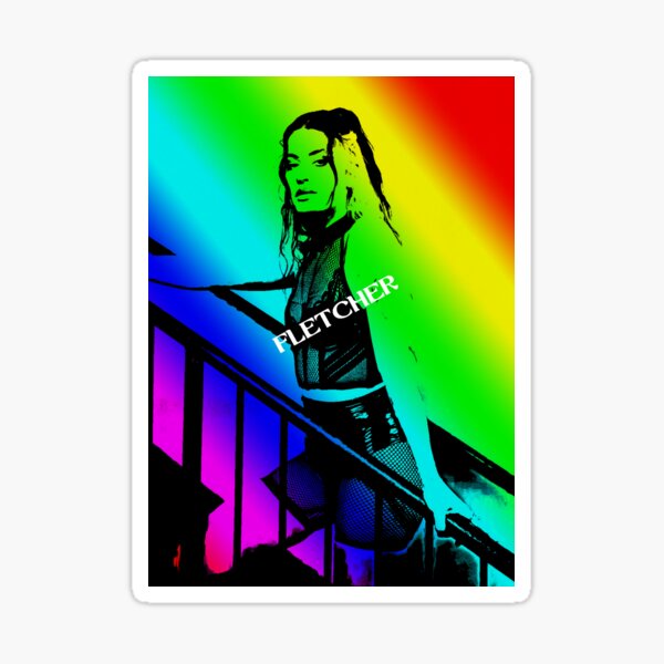 "Fletcher Rainbow" Sticker for Sale by keetaboo69 | Redbubble