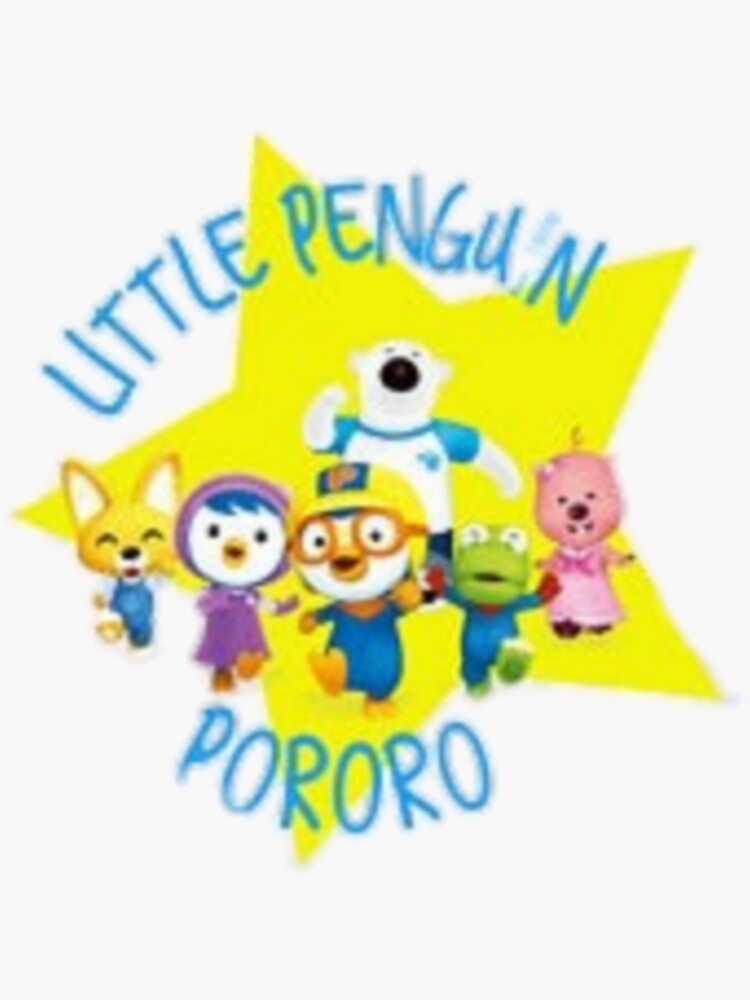 " Pororo" Sticker for Sale by Vegas Cara | Redbubble