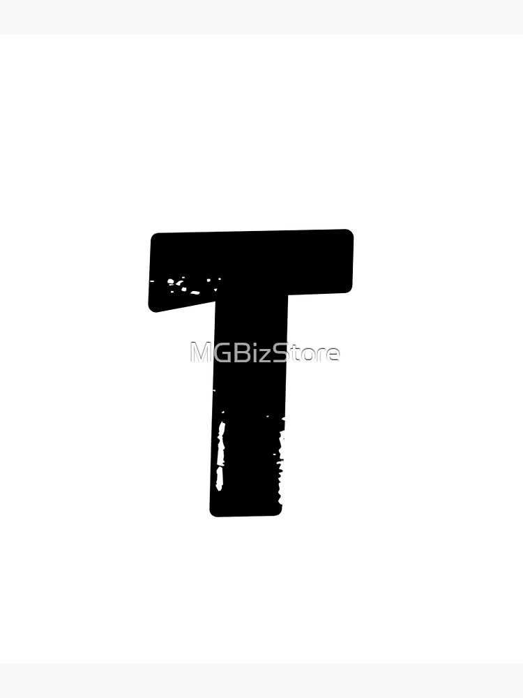 " Letter T Capital Alphabet" Poster for Sale by MGBizStore | Redbubble