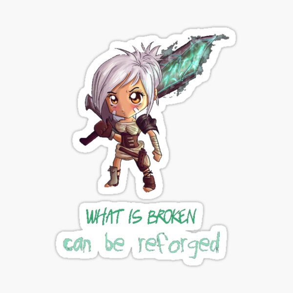 "Riven Quote" Sticker for Sale by Shone1 | Redbubble