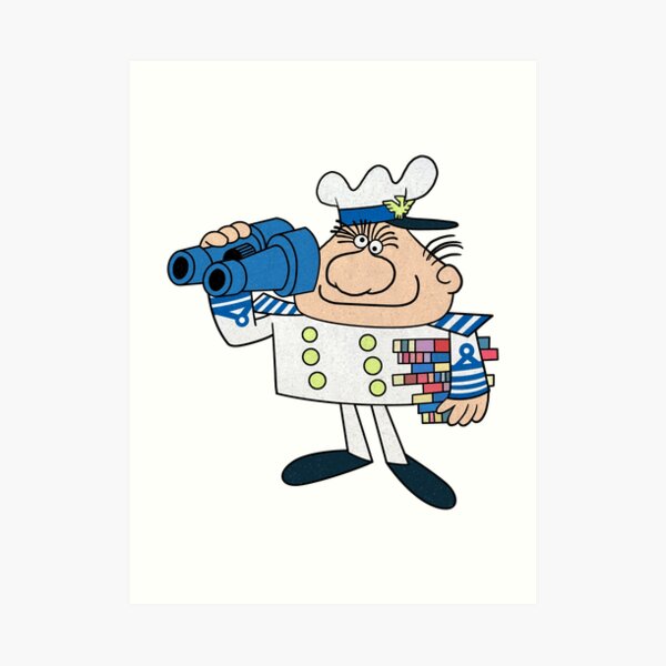 "Tribute to Jay Ward Cartoons: 60s Captain Peter Peachfuzz Character ...