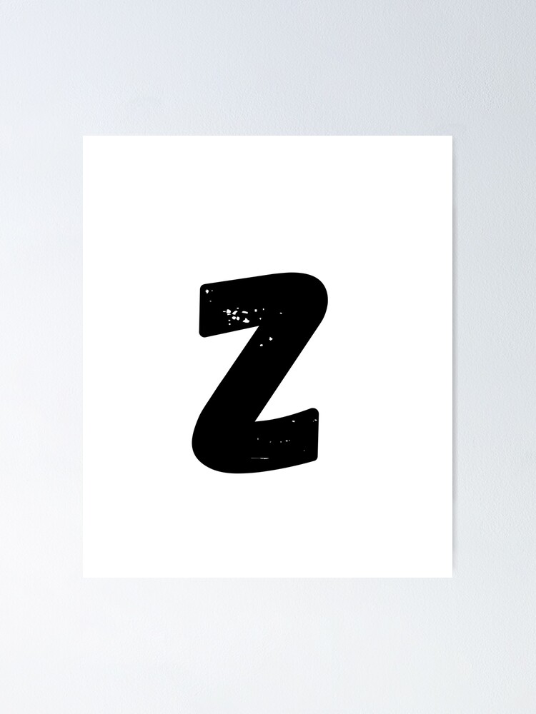 "Letter Z Capital Alphabet" Poster for Sale by MGBizStore | Redbubble