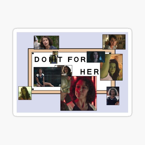 "do it for jen walters" Sticker for Sale by peter3lovesyou | Redbubble
